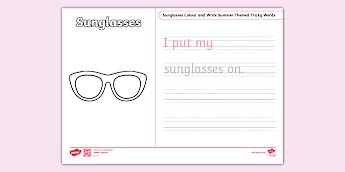 Summer Sunglasses Crafts | twinkl.co.uk