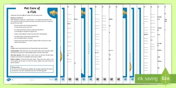 Fish Reading Comprehensions | twinkl.com.au