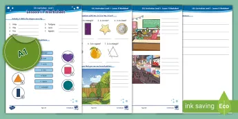 A1 ESL Worksheets | twinkl.co.uk