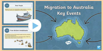 Australian curriculum Y5 History: Migration Resources