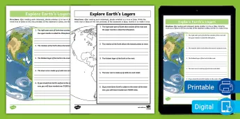 Earth's Layers Lessons | twinkl.com