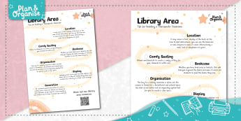 Library Area Displays | Classroom Display and Organisation