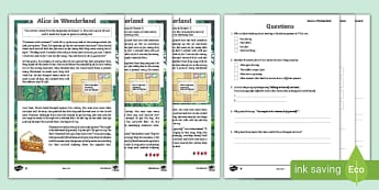 Alice in Wonderland - Lewis Carroll - KS2 - Primary Resources