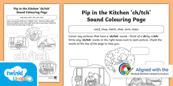 ch/tch - Pip in the Kitchen eBooks - Phase 2 - Stage 5/6 Phonics ...