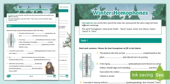 Language Homophones | twinkl.co.uk