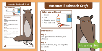 Anteater Art Activities | twinkl.co.uk
