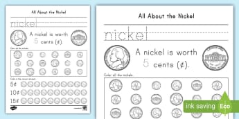 Identifying Money Worksheets | Kindergarten | Twinkl