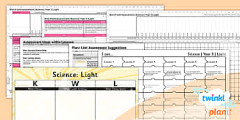 Light - Year 3 Science Resources