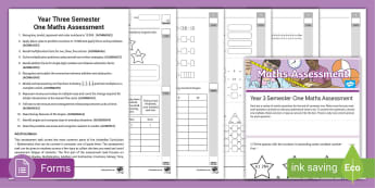 Year 3-4 Maths Planning & Assessment | Australian Resources