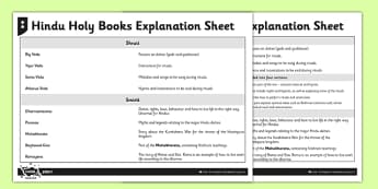Hindu Religion - KS2 RE Resources - Hinduism Activities