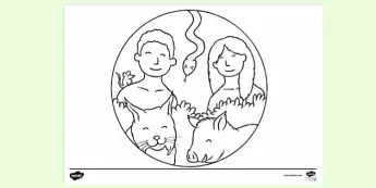 Creation Stories Colouring Sheets | twinkl.com.au