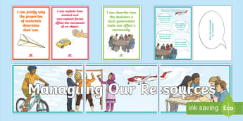 Resource Management Integrated Units Teaching Packs | Year 4