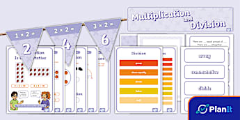 Year 2 Number - Multiplication and Division Primary Resources - P