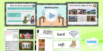 Use of Everyday Materials - Year 2 Science Resources