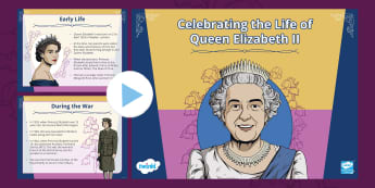 Remembering Queen Elizabeth II (11 - 16 years) Remembering Queen ...