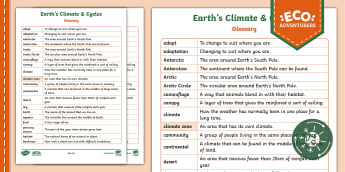 Year 2 | Earth's Climate & Cycles | Eco Adventurers