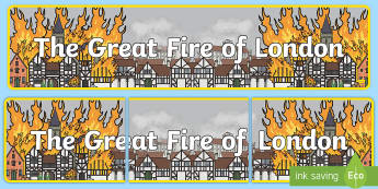 Great Fire of London KS1 Displays