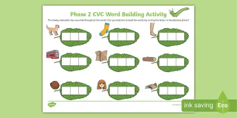Cvc Words Phonics • Twinkl.ca