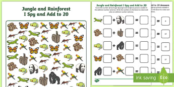 Rainforest and Jungle Animal Activities for Early Years EYFS