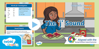 'j' Sound Phase 2 - Stage 5/6 Phonics - Linguistic Phonics - Resources