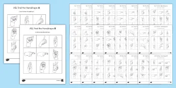 American Sign Language Alphabets | twinkl.com