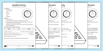 Sundial Activities | twinkl.co.uk