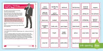 Creative Thinking Activities | twinkl.co.uk