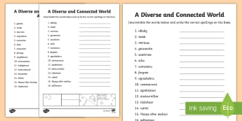 A Diverse & Connected World - Year 5-6 Australian Teaching Resources