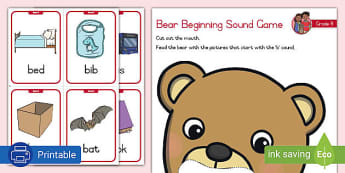 b sound | Grade R Phonics | English | South Africa | Twinkl