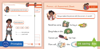 -sh, sounds | Phonics | English | South Africa | Twinkl