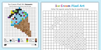 Pixel Art Template • Twinkl.ca
