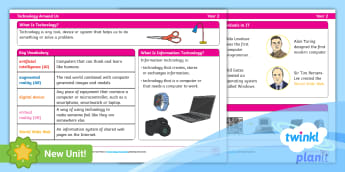 Technology Around Us KS1 - Computing - Resources - Twinkl