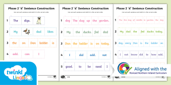 Phonics Sentence Activities | twinkl.co.uk