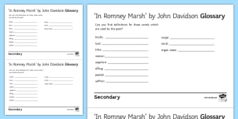 Edexcel Time and Place Poetry | Edexcel GCSE English