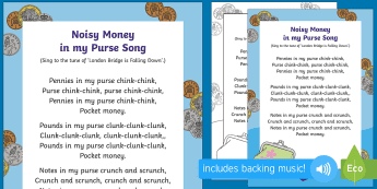 Money Songs and Rhymes | twinkl.co.uk