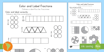 Fractions Worksheets | twinkl.com
