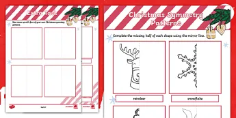 Symmetry Christmas Designs | twinkl.com.au