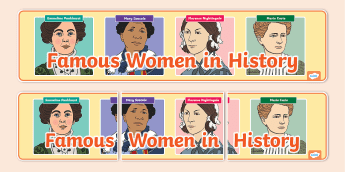 Famous Women in History | twinkl.co.uk
