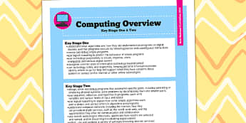 Subject Leader Resources | Computing | KS1 - Twinkl