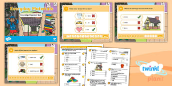 Everyday Materials KS1 | Science Materials KS1 - Twinkl