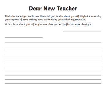 Meet Your New Teacher! - Twinkl