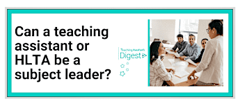 What is a higher level teaching assistant (HLTA)? - Twinkl