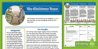 The Christmas truce of 1914, Humanity in times of Hardship.