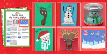 Christmas Craft: Handprint Rudolph Christmas Card - Twinkl