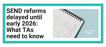 Where teaching assistants fit into the DfE’s five SEND reform principles