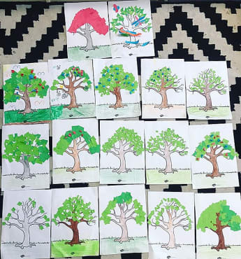 FREE Spring Craft: Blooming Amazing Blossom Trees! - Twinkl