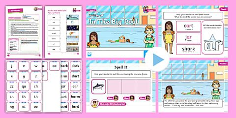 Grade 2 Phonics: ar Interactive Go! Game