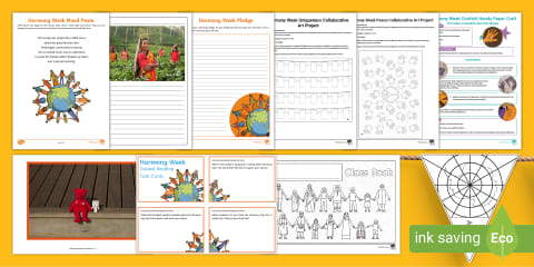 Harmony Day Differentiated Reading Comprehension Activity