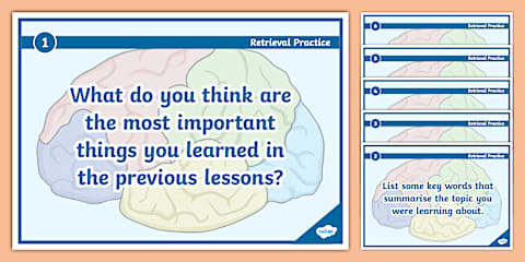 Retrieval Practice Challenge Grid Template