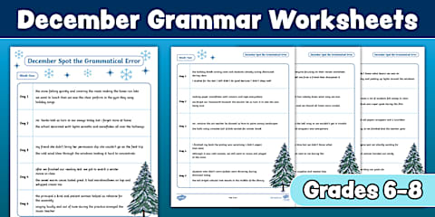Eighth Grade End of the Year ELA Grammar Assessment